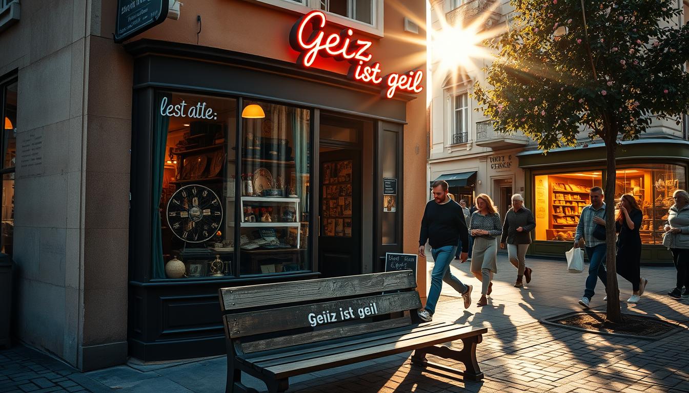 Woher kommt der Spruch Geiz ist geil